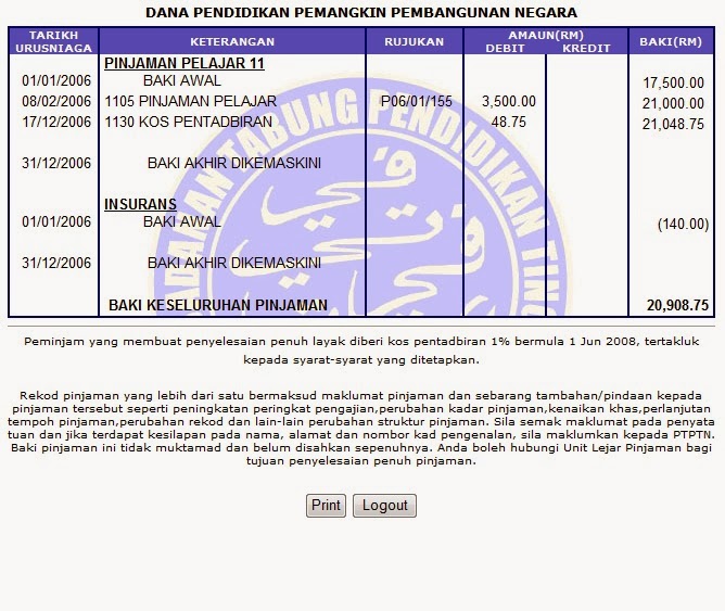 ||My3ppi3hours|| ~ HITAM & PUTIH KEHIDUPAN: PTPTN..Tips pembayaran semula..