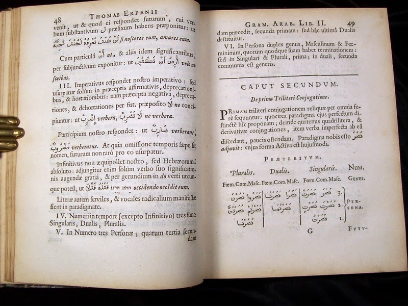 Librairie ancienne et autres trésors...: Grammaire arabe de Van Erpe ...