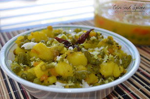 Color and Spices: Aloo beans...