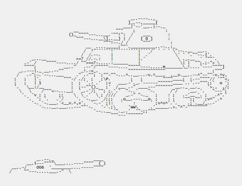 Ascii art spider tank - tryserg