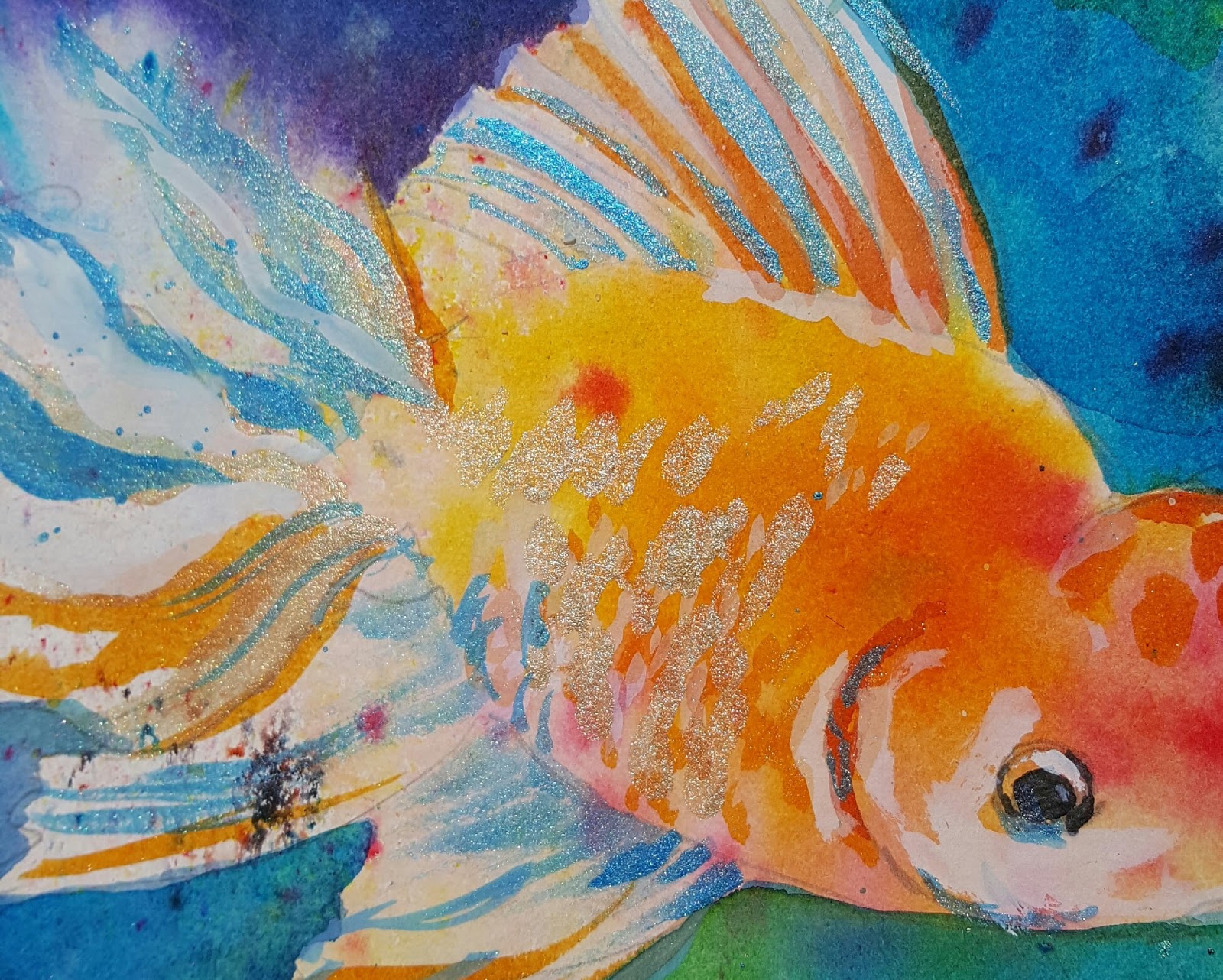 ColourCraft: Little Brusho Fishes by Rebecca Yoxall