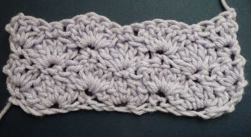 KatsCrafting: Shell or Scallop Stitch