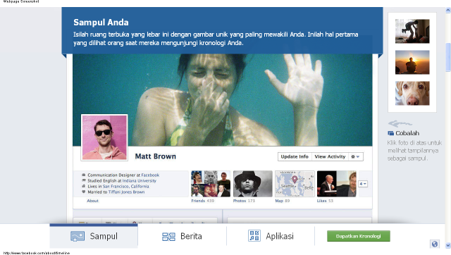 CARA MERUBAH TAMPILAN FACEBOOK YANG BARU | Kotak Berbagi