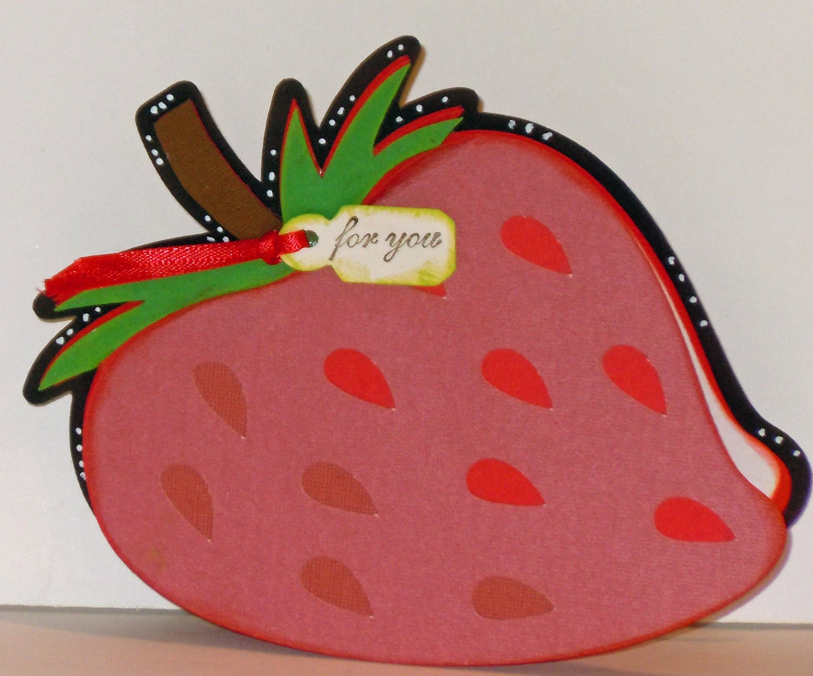 Cindy's Creations: Strawberry Card - Country Life Series #3
