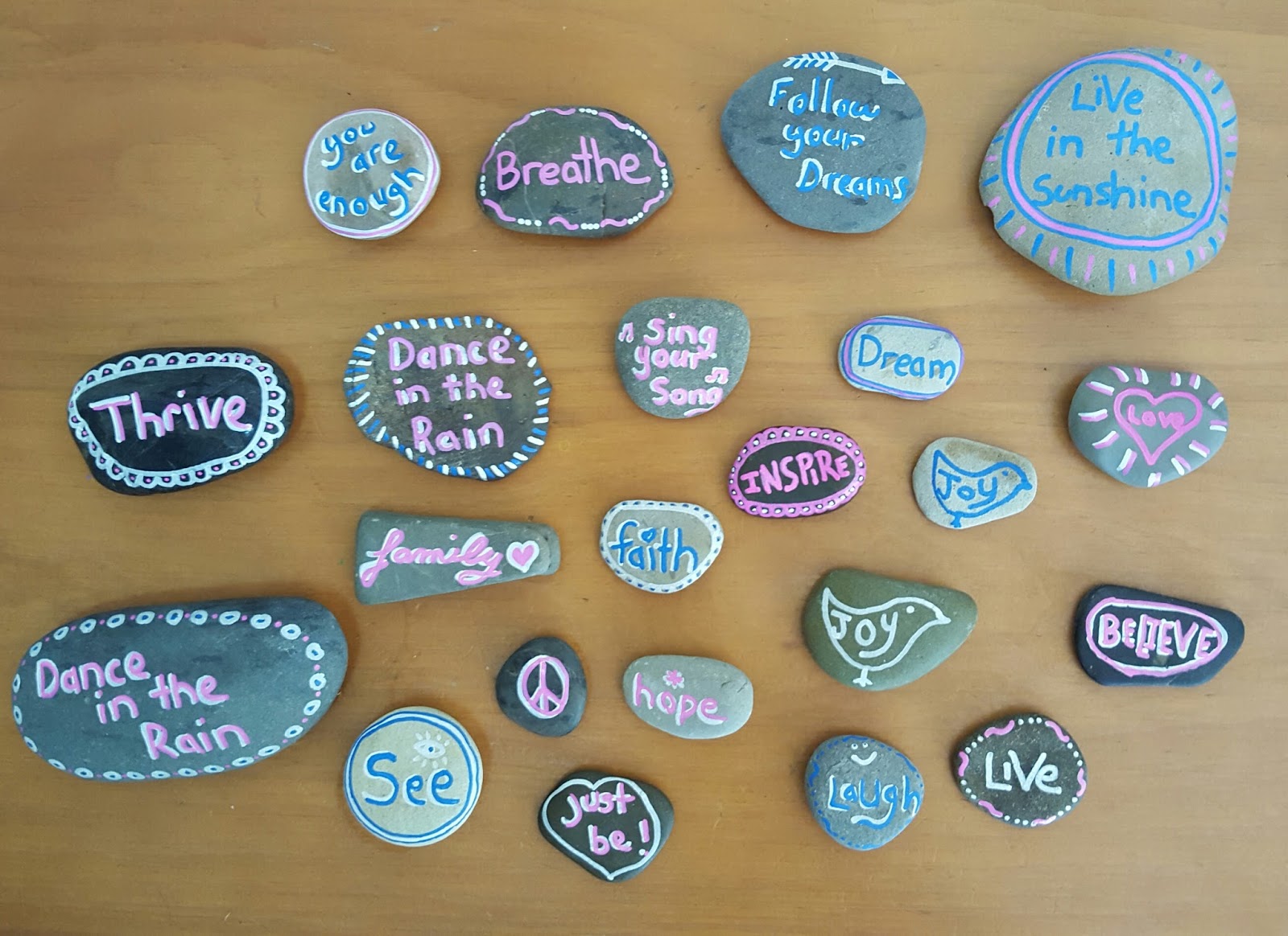 Craft SJ Inspired: Inspirational Rocks