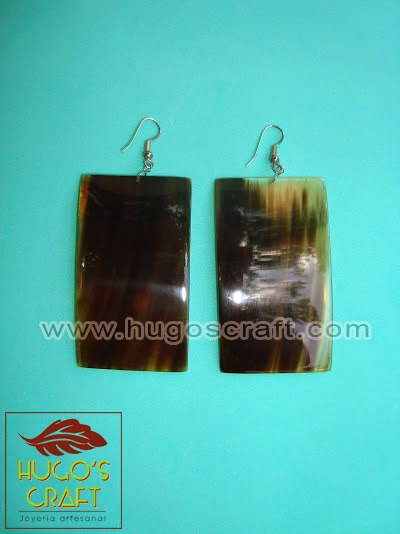 ARETES PLANO EN CACHO DE VACA ~ HUGOS CRAFT