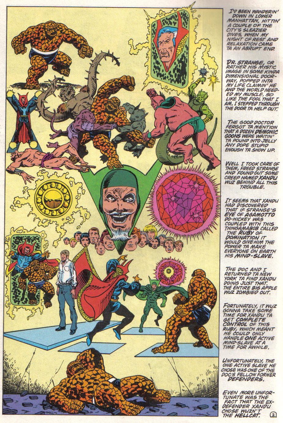 Random Happenstance: I do love a Starlin recap page: