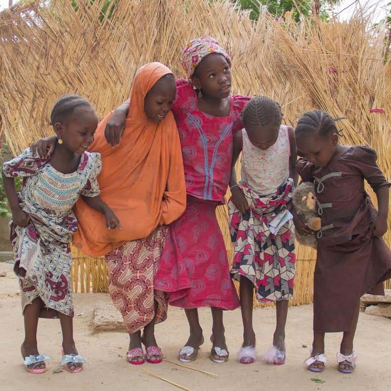 Check out this adorable mini fashion shoot with IDP children in Maiduguri