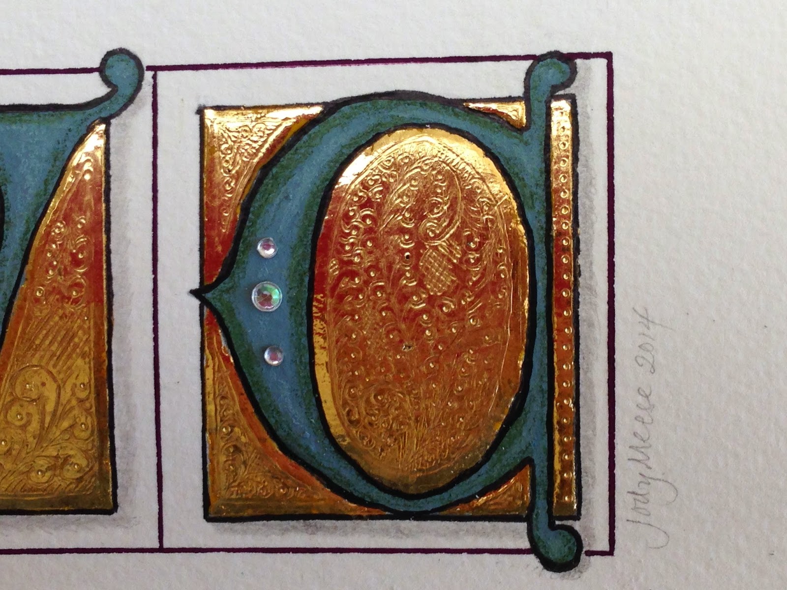 Mil Plumas Calligraphy: Monogram On My Mind