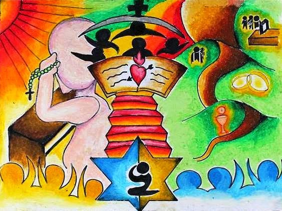 Tolentine Herald: Catholic Faith Festival 2014: POSTER MAKING CONTEST