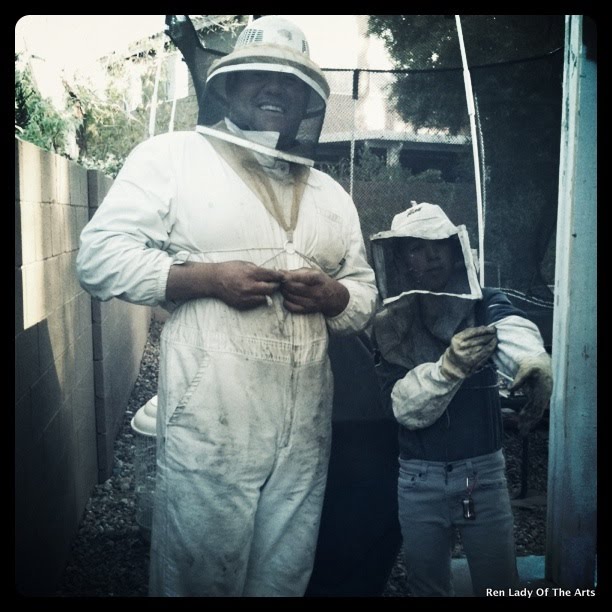 Lady of 'The Arts': Humane Honey Bee Removal- Africanized Honey Bees