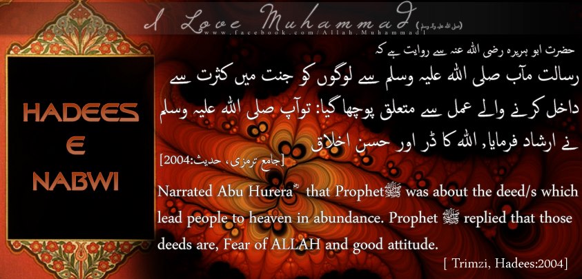 Hadees E Nabvi ~ Welcome To Network of Islam