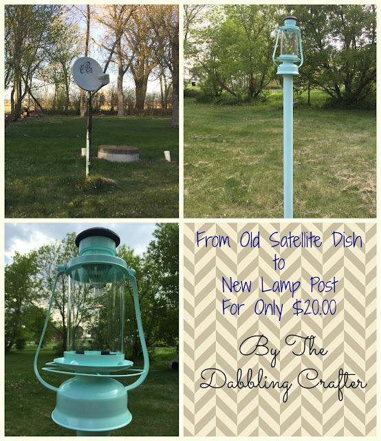DIY Lamp Post | The Dabbling Crafter