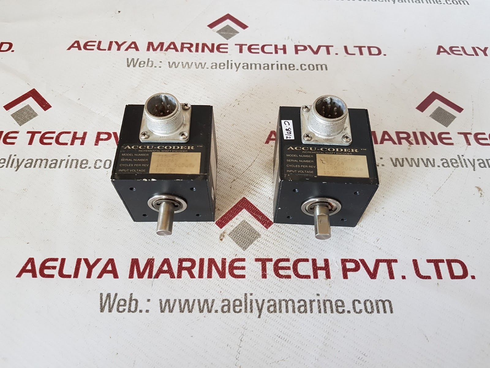 ACCU-CODER 715-2-S-P INCREMENTAL SHAFT ENCODER - Aeliya Marine