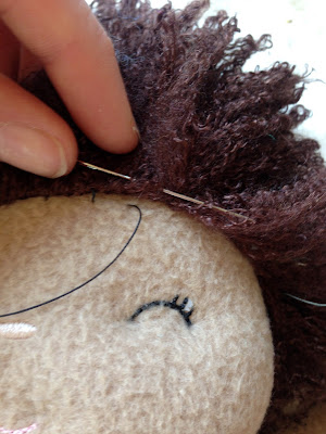 NimblePhish: DIY Custom Doll Wig Tutorial