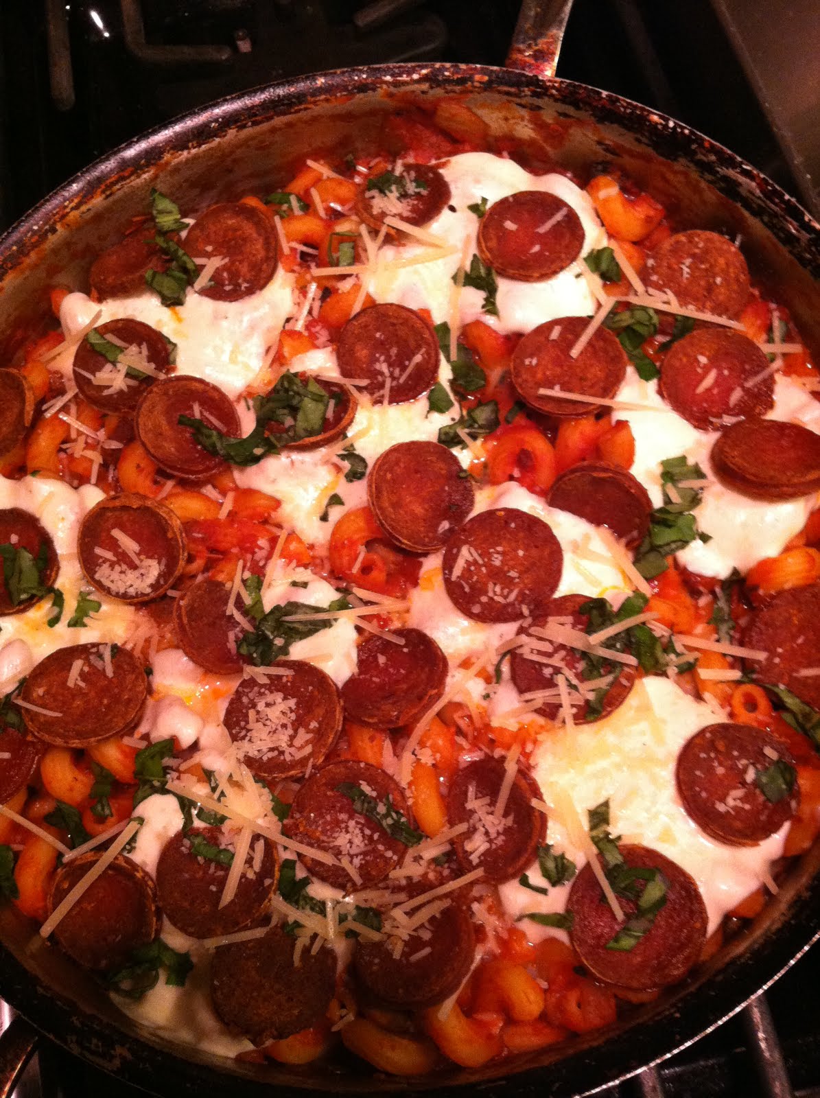 Dream Home Cooking Girl: This Pasta Pizza Bake is delicious! Made it ...