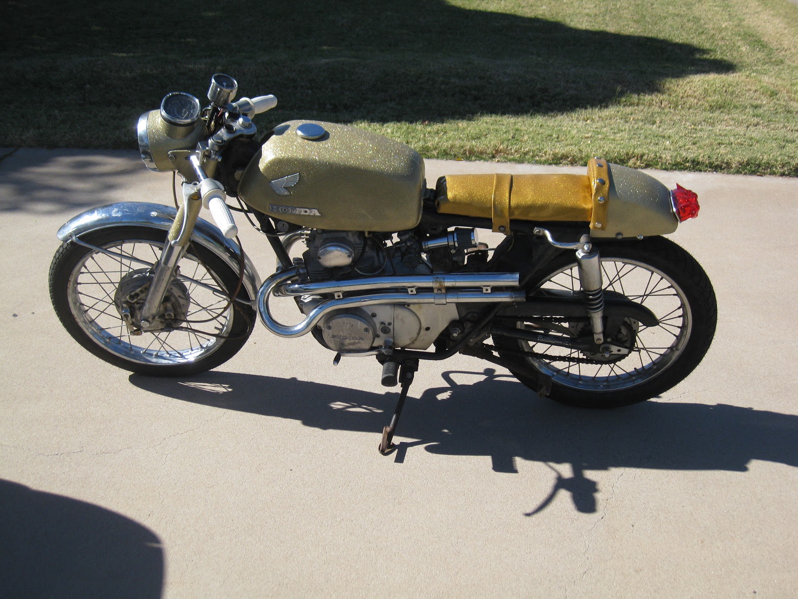 Words of Wezdom: 1971 Honda CB175 -- "Gary Glitter"