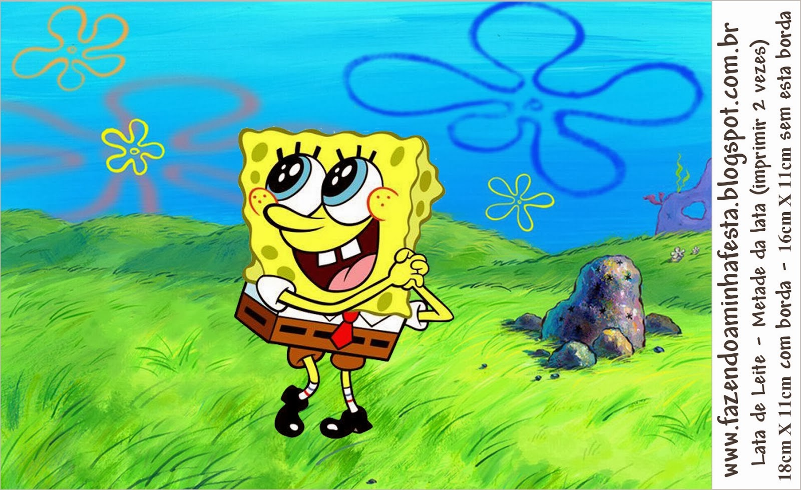 SpongeBob SquarePants: Free Printable Candy Bar Labels. - Oh My Fiesta ...