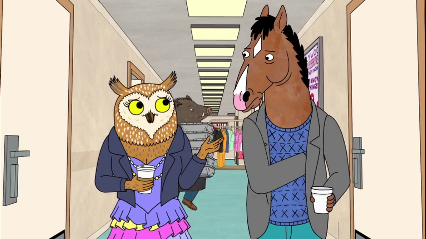 BoJack Horseman And Use A Pretty Font