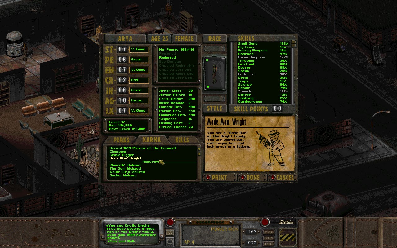 Salon Decadence: Fallout 2 Restoration Project