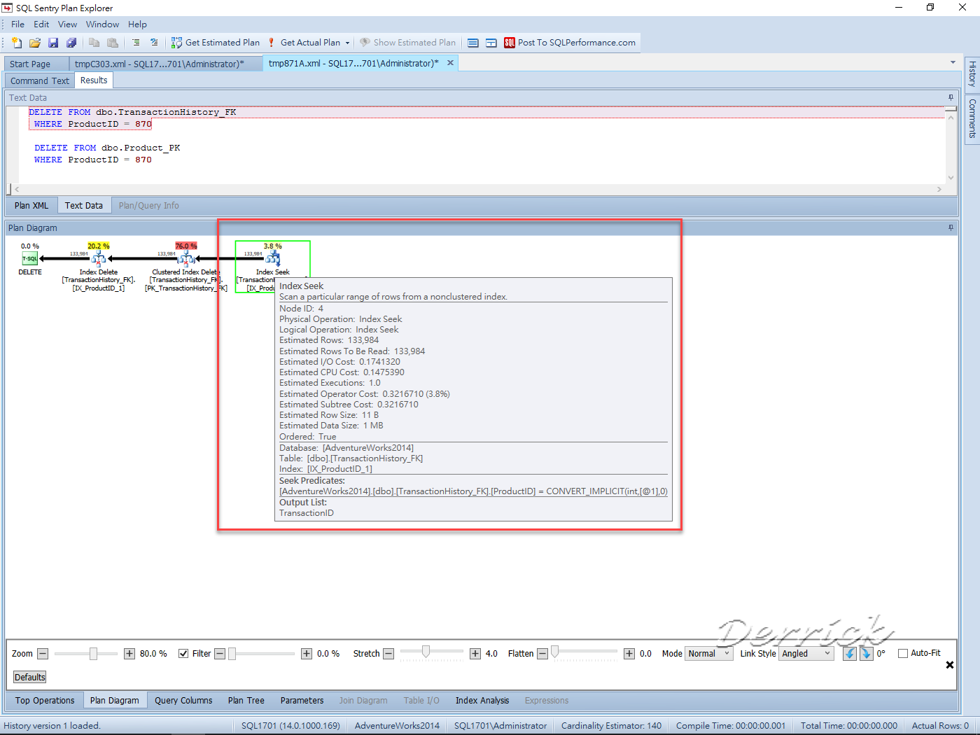 德瑞克：SQL Server 學習筆記: [SQL Server] Suggestion: create Index on Foreign ...