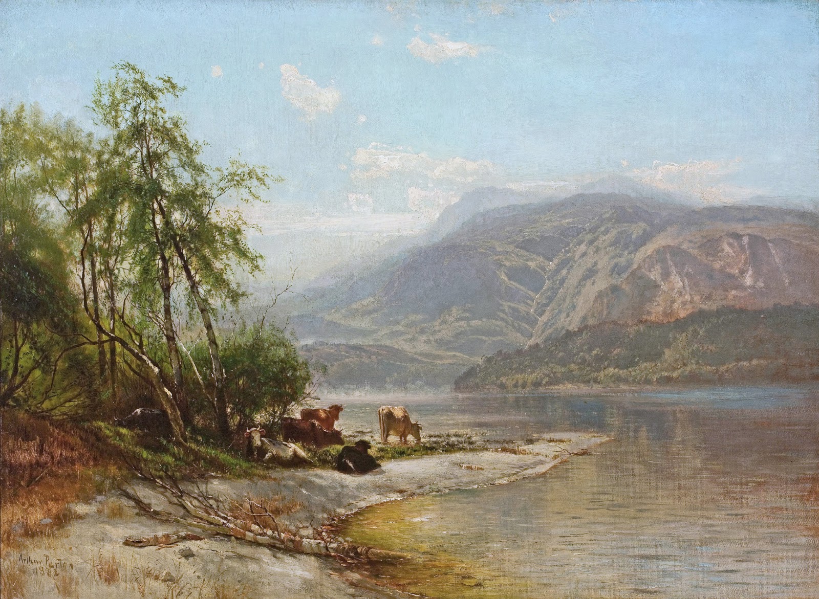 19th century American Paintings: Arthur Parton