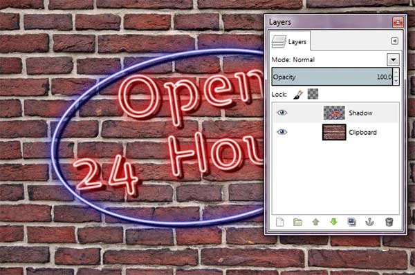 PhotoEffect: How To Create Neon Text In GIMP