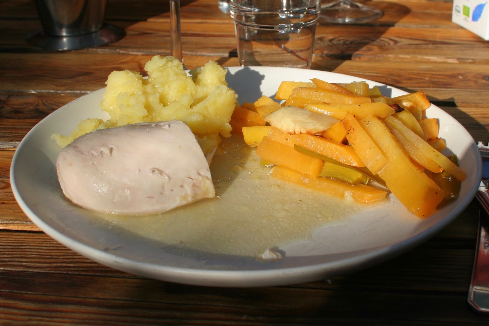 Det går som tåget: Buljongkokt kyckling