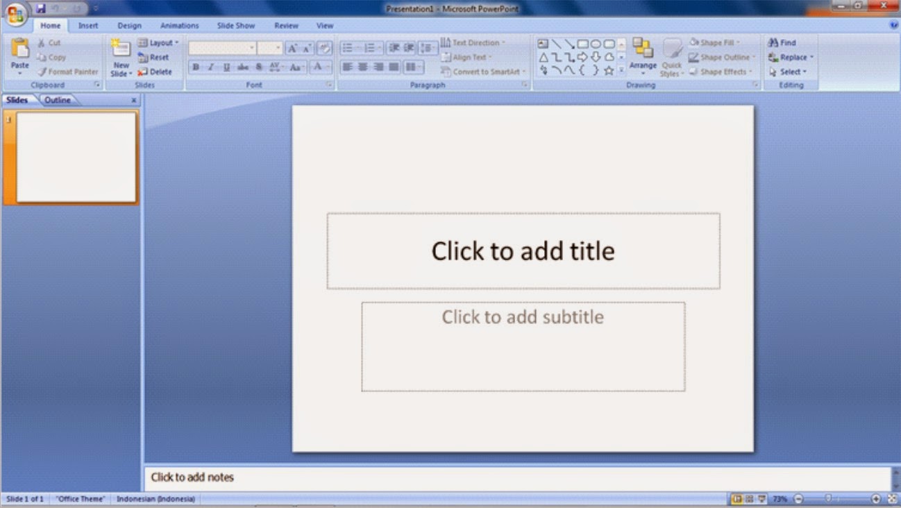 Panduan Memulai Powerpoint | Blog Cari Ilmu