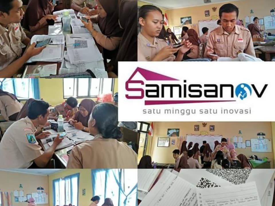 SAMISANOV : Kedatangan Tamu dari Jakarta Ikut PBM di kelas