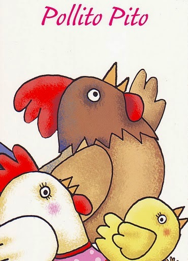 Cuentos infantiles: El pollito Pito. Cuento infantil a color, secuencia ...