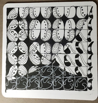 Tickled To Tangle: "It's a String Thing" #194 Tiles