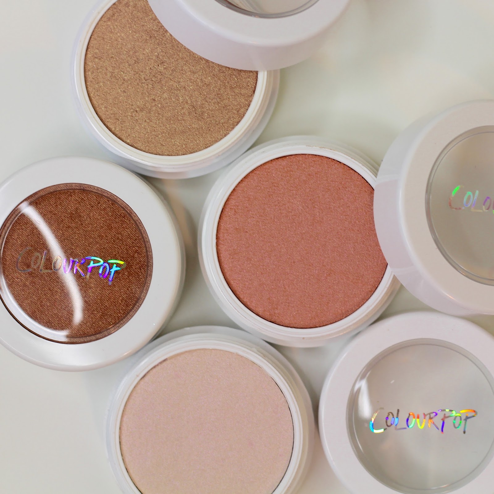 Review & Swatches: Colourpop Highlighters | The Daily Bailey B ...