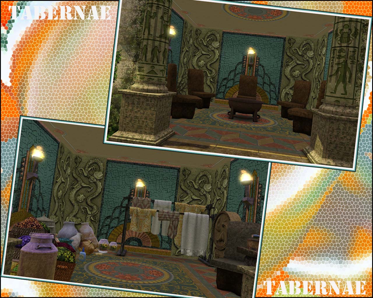 My Sims 3 Blog: Ancient Roman Home (No CC) by Yogi-Tea