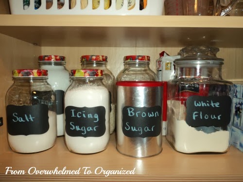 Organizing Baking Ingredients and Party Supplies | From Overwhelmed to ...