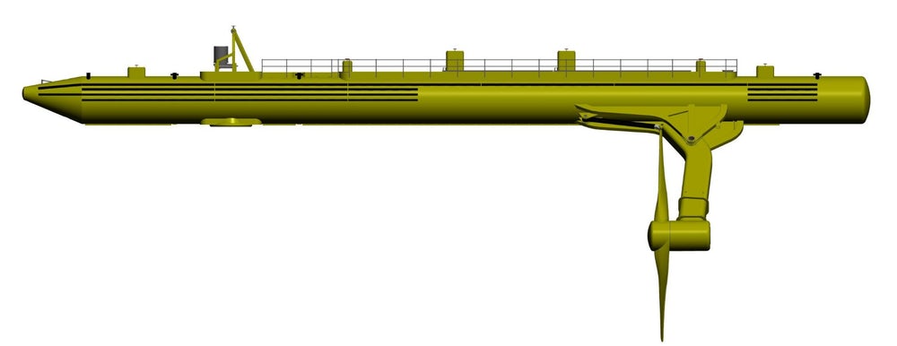 연간 3GWh의 발전에 성공한 SR2000 조류 발전기