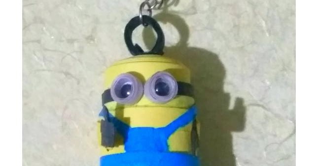 Welcome to the world of Archana's Quilling Art: Quilling Key chain - Minion