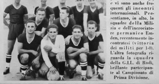 Due punti di nostalgia: Il calcio nella Rodi italiana