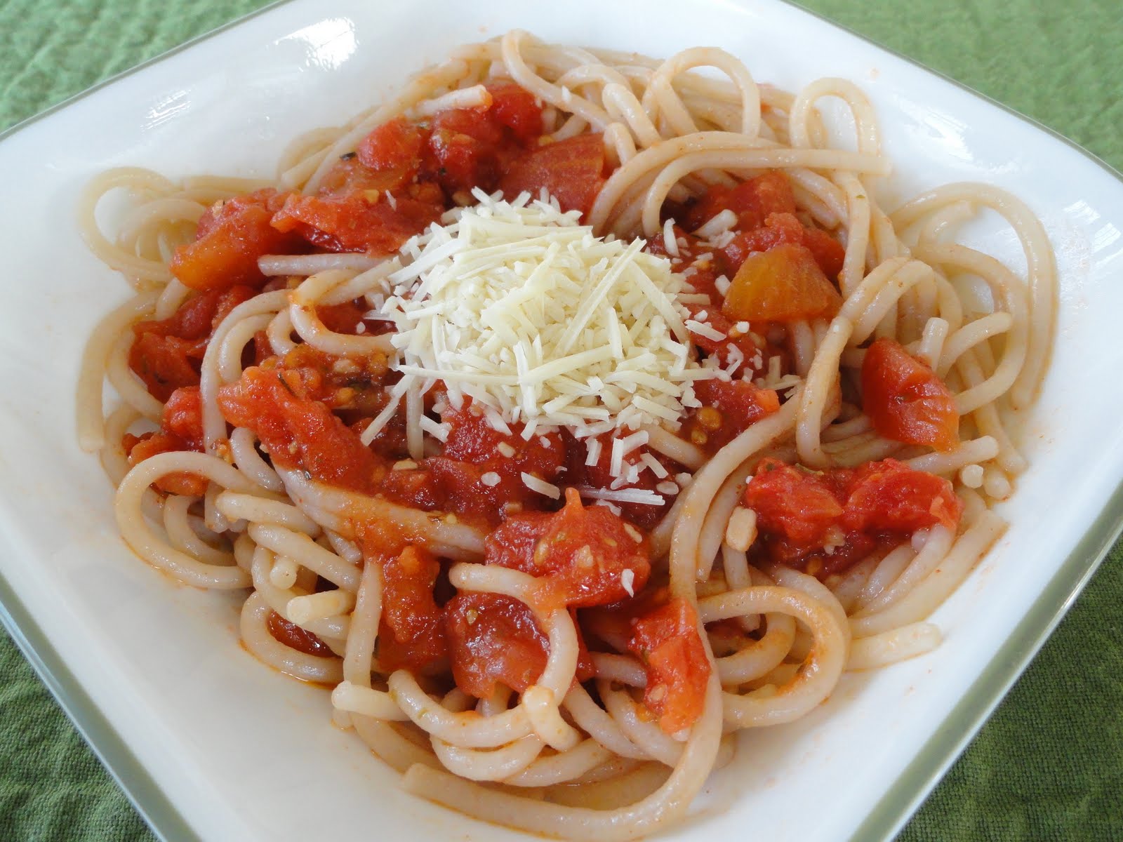 As Good As Gluten: Spicy Tomato Spaghetti