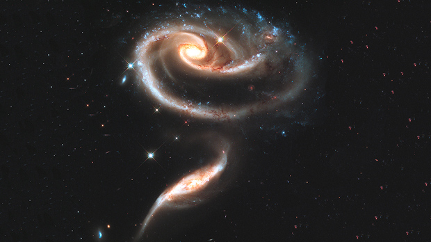 Discover the Space: Rose Galaxies captured by Hubble telescope