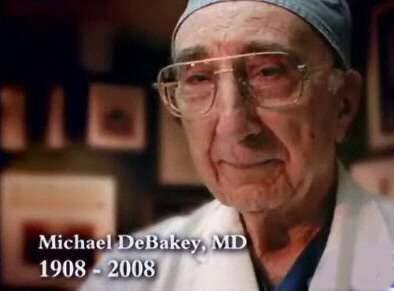 Armlocks and Emergency: Michael Debakey: The Janitor and I, Saving ...