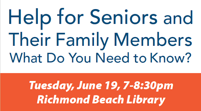 Shoreline Area News: Panel discussion June 19 - Help for seniors and ...