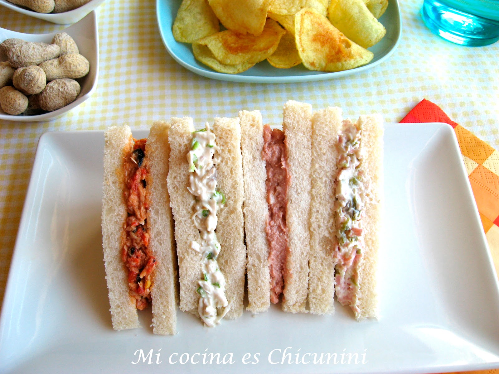 Mi cocina es Chicunini: Pasta para relleno de sandwich, 4 versiones