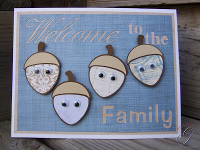 Jamie's Craft Room: Welcome to the Family Card