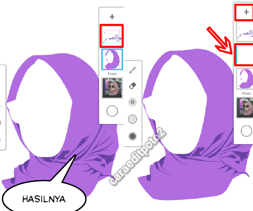 Tutorial Vector Via Infinite Design : Proses Membuat Skin Hijab
