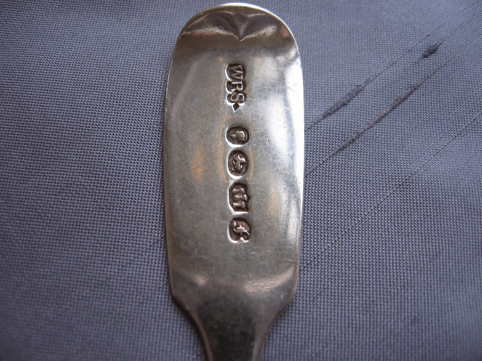 Georgian Silver Ladles: EXETER Silver tea spoons: WILLIAM RAWLINGS SOBEY