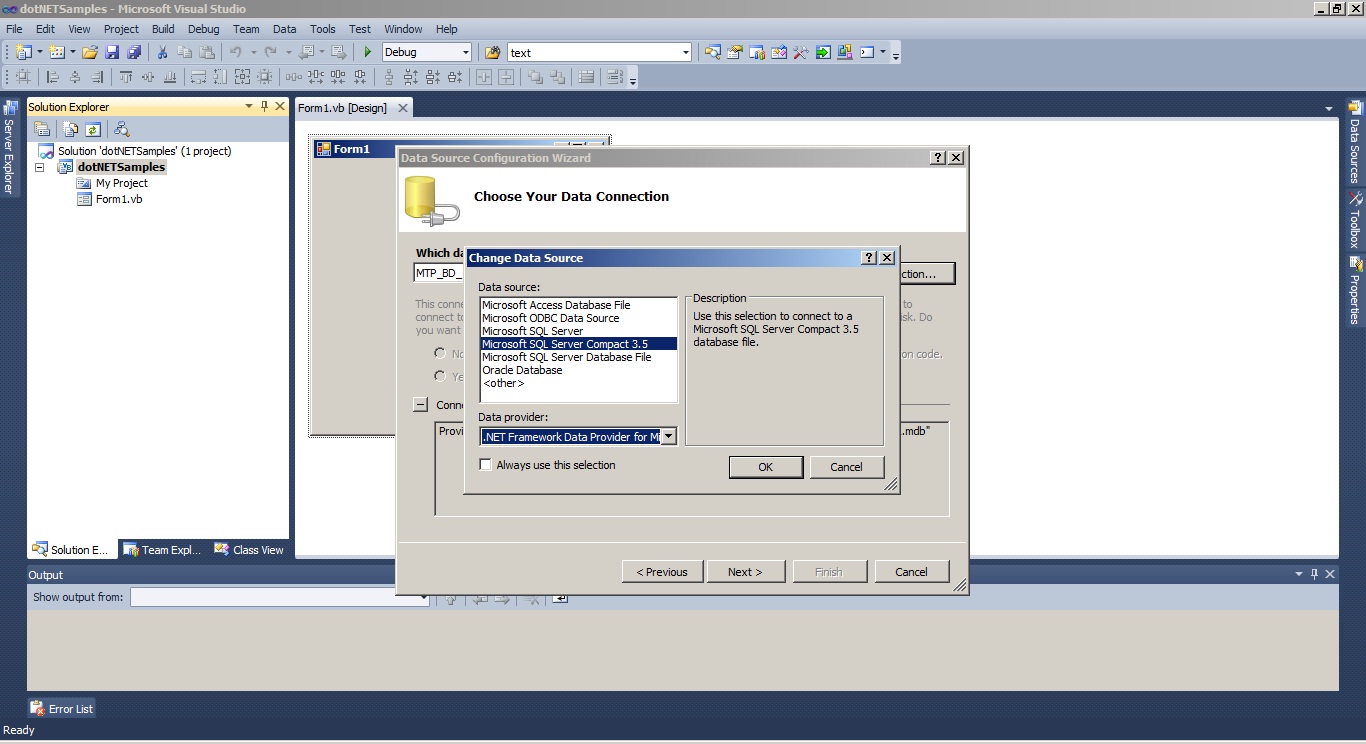 Dystopian Code: Creating and Populating a Local Database in Visual ...