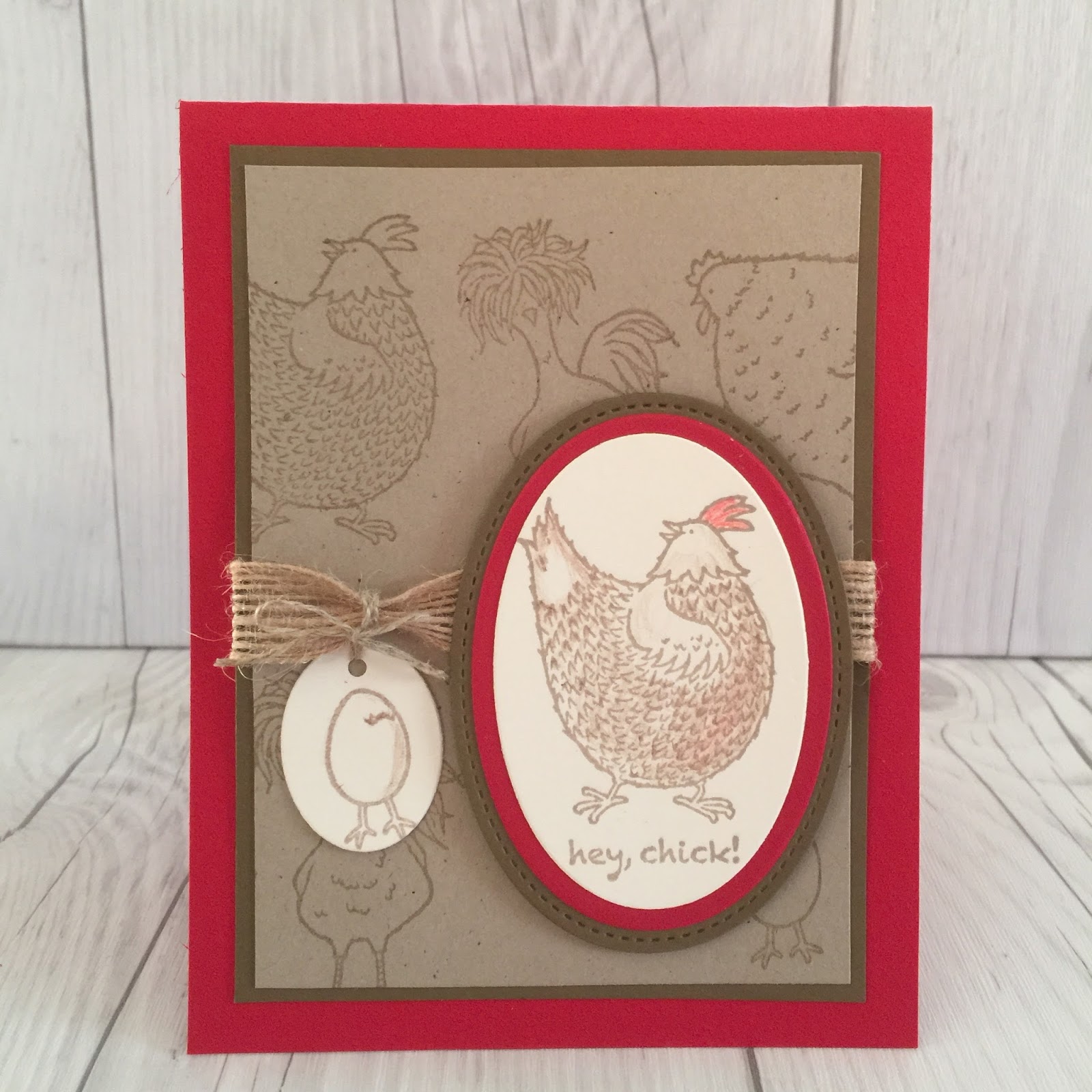 Stampin' Up! card made with Hey, Chick | Stamped Sophisticates