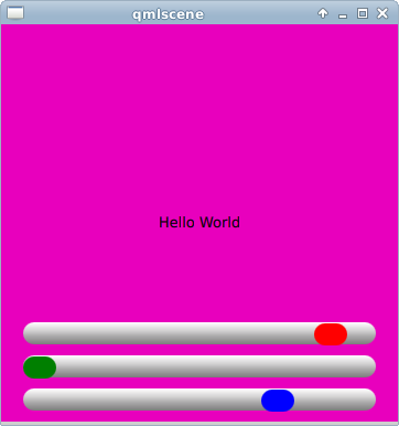 Qteveloper: Set color interactively with rgba(red, green, blue, alpha)