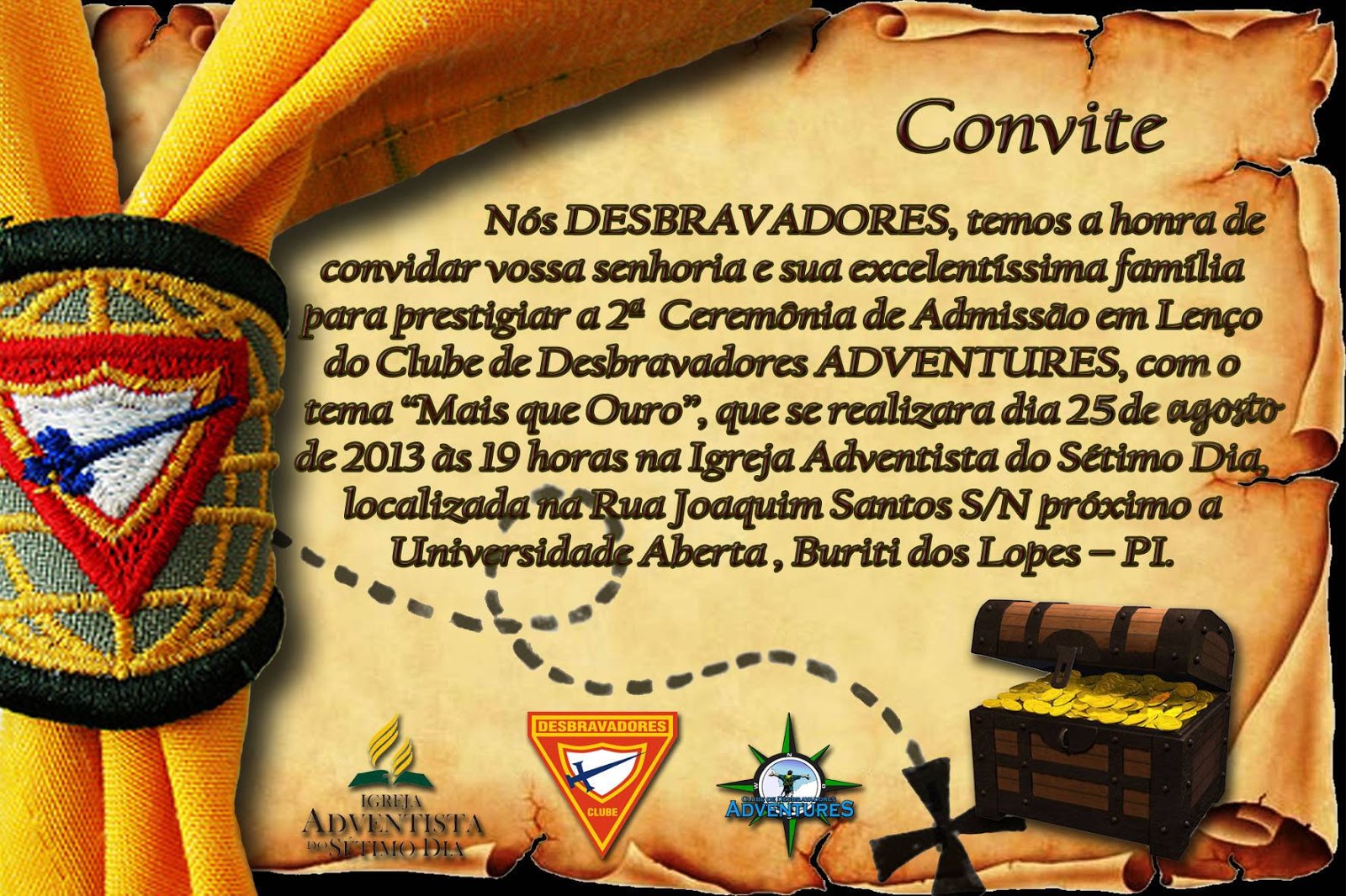 Portal Alerta Burití: DESBRAVADORES ADVENTURE